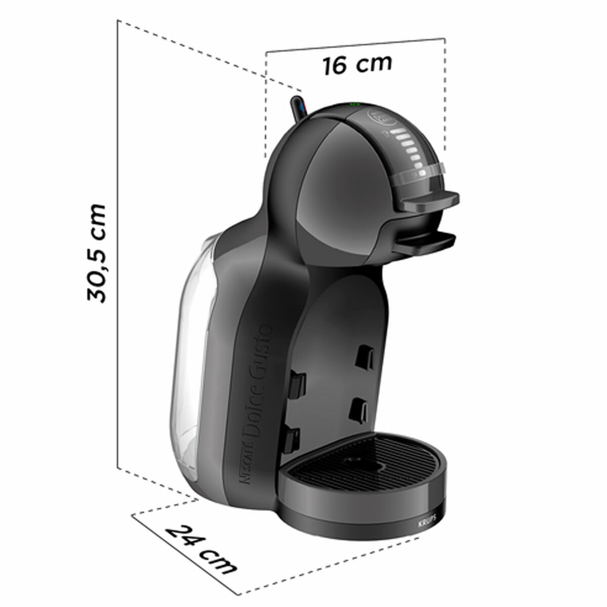 Cafetera de Cápsulas Krups KP1238 DOLCE GUSTO – Tiendalium