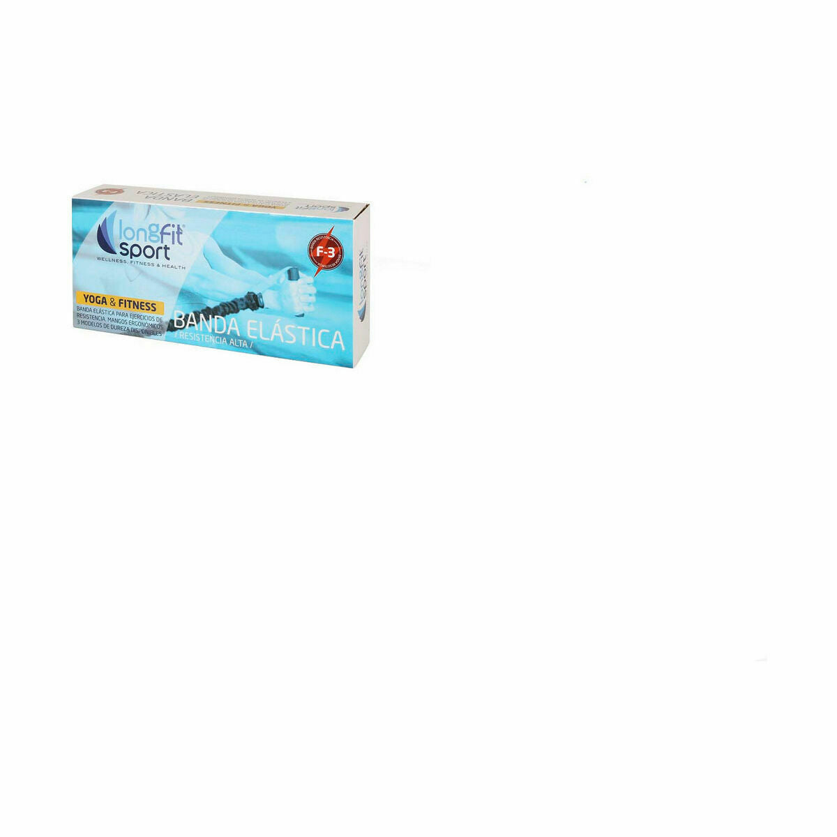 Banda elástica de resistencia LongFit Sport F3 Azul (4 Unidades ...